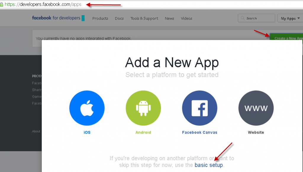 How to register Facebook OAuth App for Graph API Access | ZappySys Blog