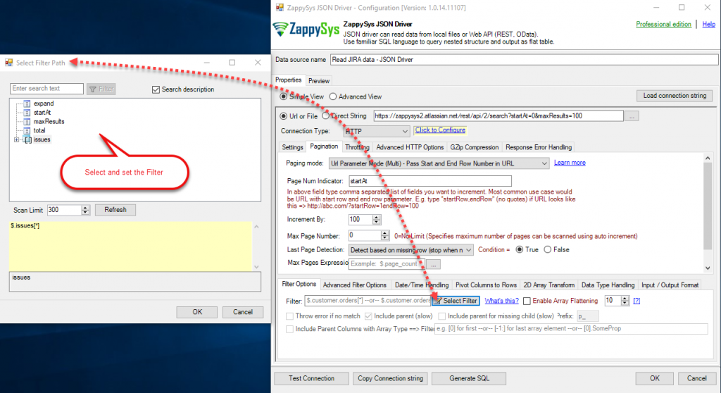 Load JIRA Data Into SQL Server With ODBC Call REST API ZappySys Blog