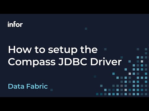 Connect to Infor Compass using JDBC Driver in ODBC Apps (e.g. SQL ...