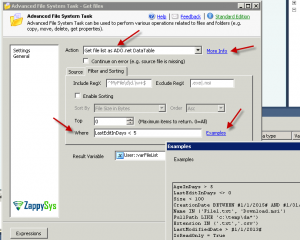 Get list of files in SSIS for Looping | ZappySys Blog