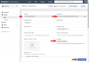 How to register Facebook OAuth App for Graph API Access | ZappySys Blog