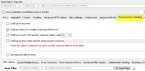 SSIS Error Handling – Ignore API Error OR Redirect bad rows | ZappySys Blog