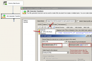 How to generate XML with namespace / prefix in SSIS | ZappySys Blog