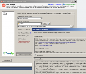 Read / Write Zoho CRM data using SSIS REST API Call | ZappySys Blog