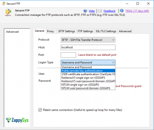 SSIS SFTP task example to upload, delete and download files / folders