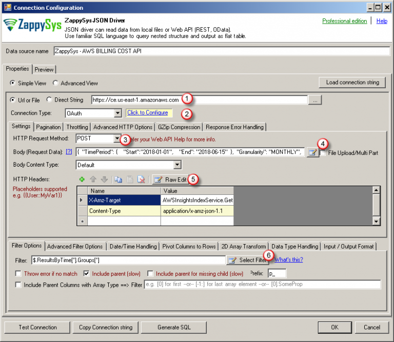 Read Amazon S3 Data In Power Bi Or Call Aws Rest Api Json Xml