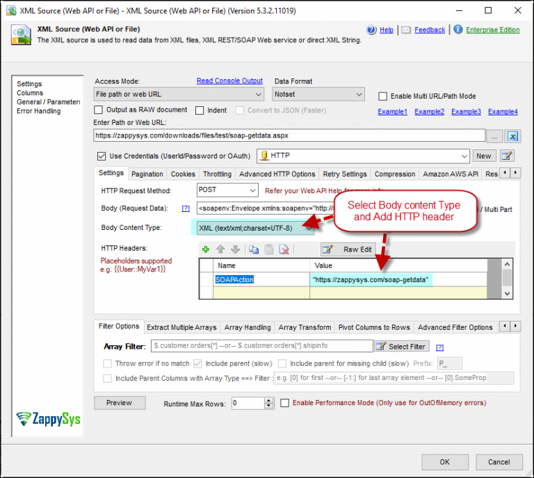 How To Call Soap Rest Api Using Dynamic Token In Ssis Odbc Zappysys Blog 4534