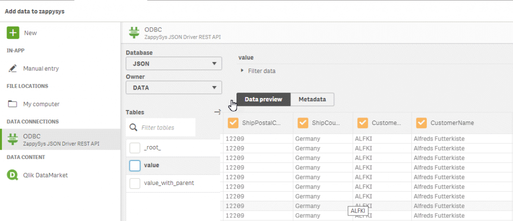Qlik REST Connector Examples - Read JSON / XML API | ZappySys Blog