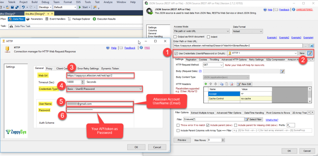 How To Read Jira Data In Ssis Call Rest Api Load To Sql Server