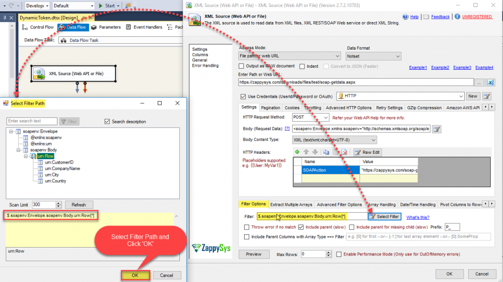 How To Call Soap Rest Api Using Dynamic Token In Ssis Odbc Zappysys Blog
