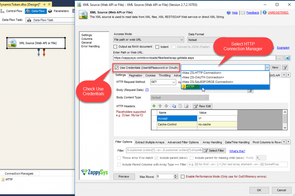 How To Call Soap Rest Api Using Dynamic Token In Ssis Odbc Zappysys Blog 2239