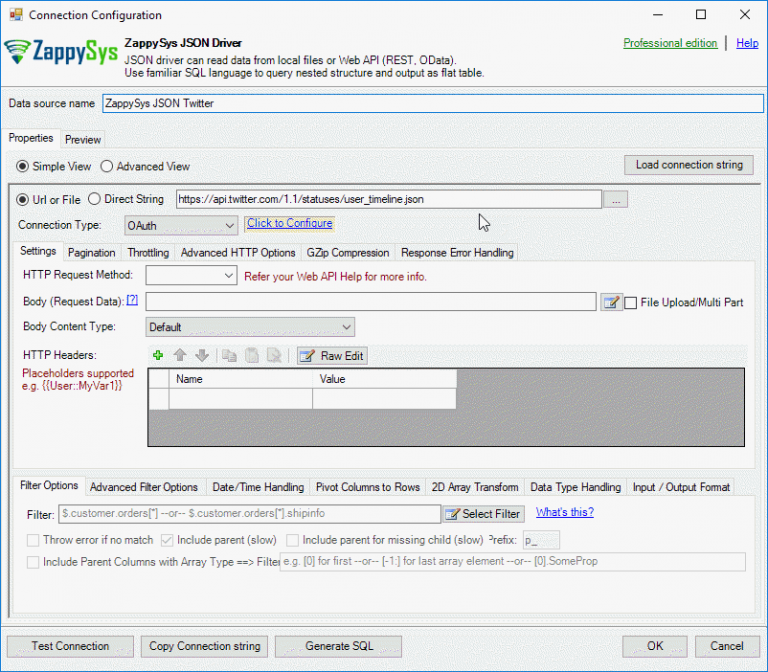 Qlik Rest Connector Examples Read Json Xml Api Zappysys Blog