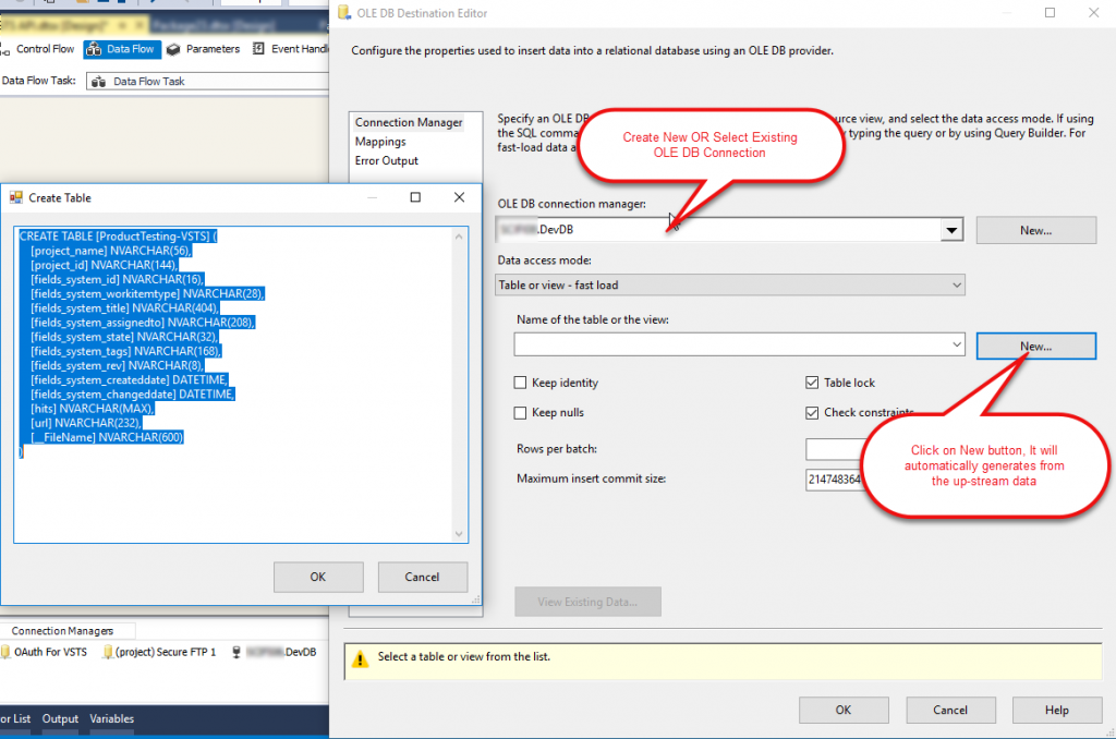 Read Azure Devops Data In Ssis Vsts Tfs Online Call Rest Api Load To Sql Server