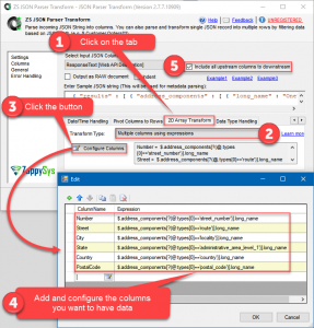 SSIS Geocoding with Google Maps API | ZappySys Blog