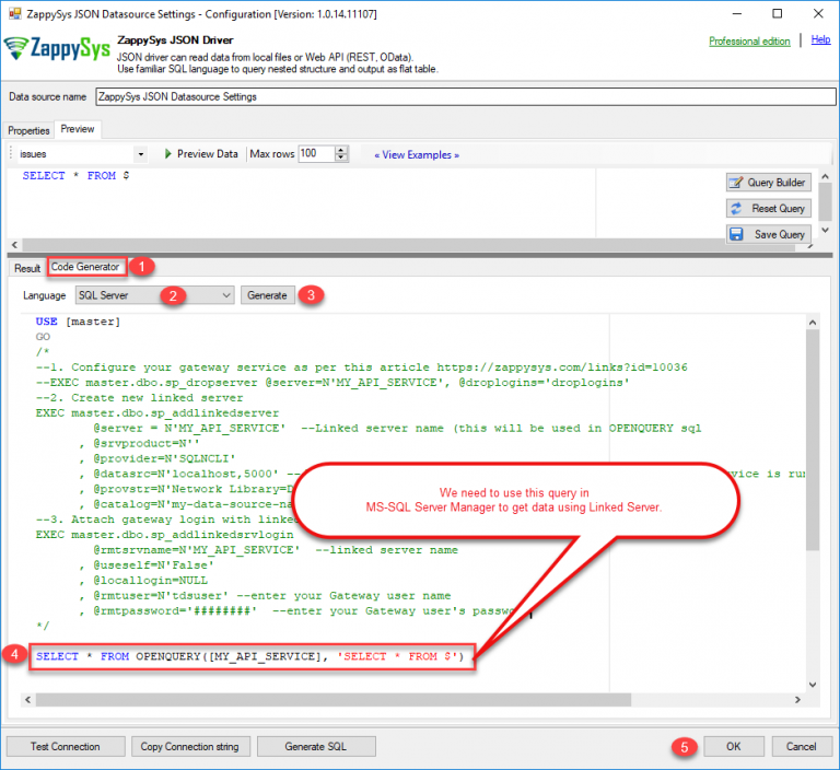 Load JIRA data into SQL Server with ODBC - Call REST API | ZappySys Blog