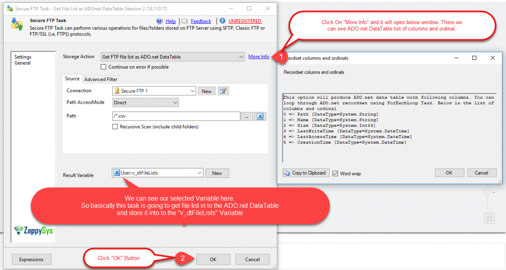 Download Latest File From Ftp Using Ssis Sftp Ftps Zappysys Blog