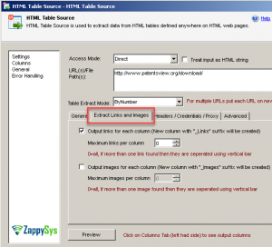 Read HTML Table in SSIS - Extract / Download Links / Images | ZappySys Blog