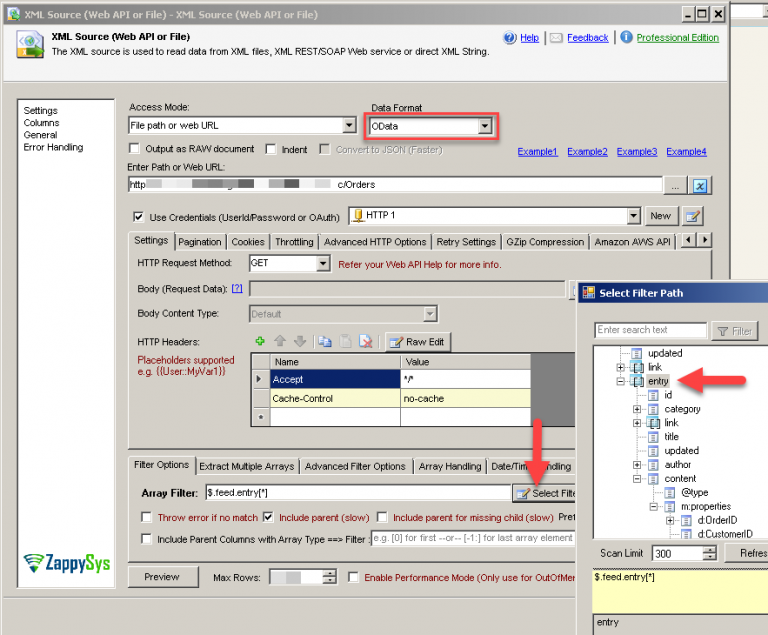 Read Sap S4 Hana Data In Ssis Odata Rest Api Zappysys Blog