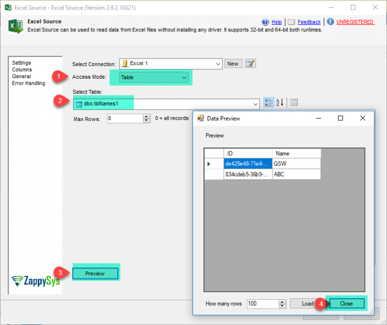 How To Read Excel File In Ssis Load Into Sql Server Zappysys Blog