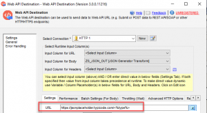 How to make Web API Destination dynamic (URL, Body, Headers) | ZappySys ...