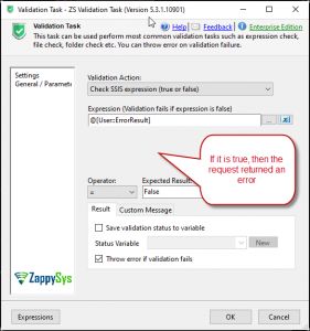 Examples with Validator task | ZappySys Blog
